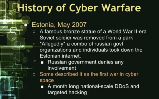The Modern History of Cyber Warfare - Privacy PC