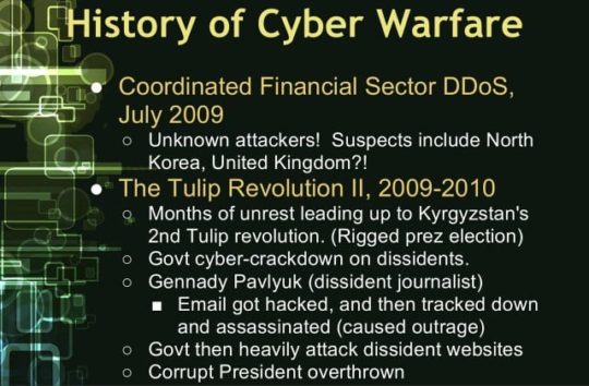 The Modern History of Cyber Warfare - Privacy PC