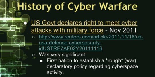 The Modern History of Cyber Warfare - Privacy PC