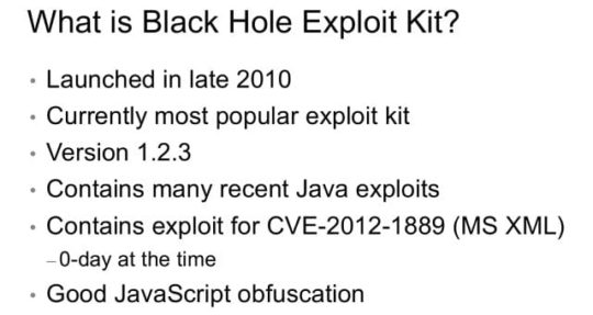 The State of Web Exploit Toolkits - Turnkey Cybercrime Software ...