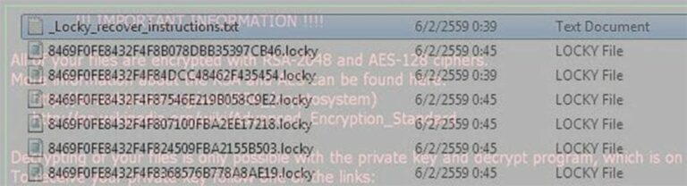 Locky ransomware: virus removal and decryption advice - Privacy PC