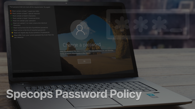 Specops Password Policy review - Privacy PC